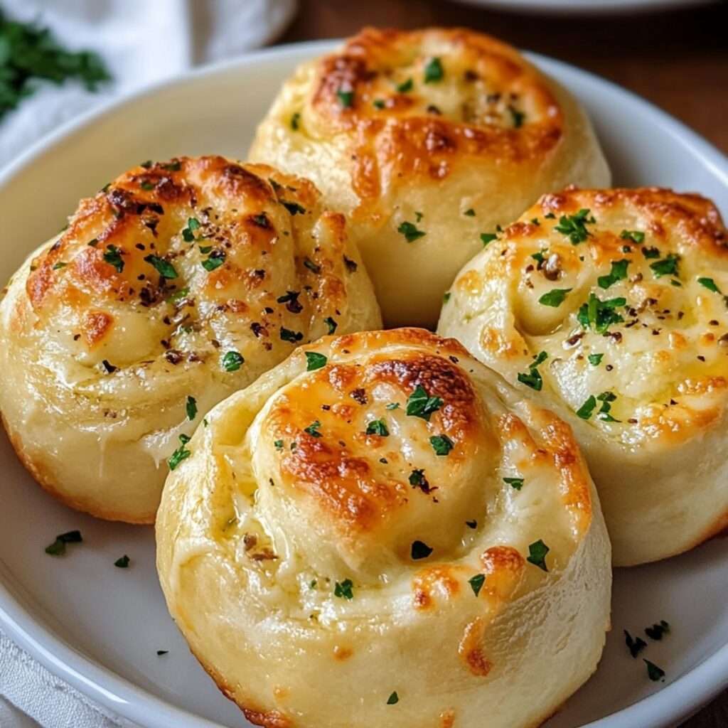 10-Minute Easy Garlic Cheese Rolls | Perfect for Beginners