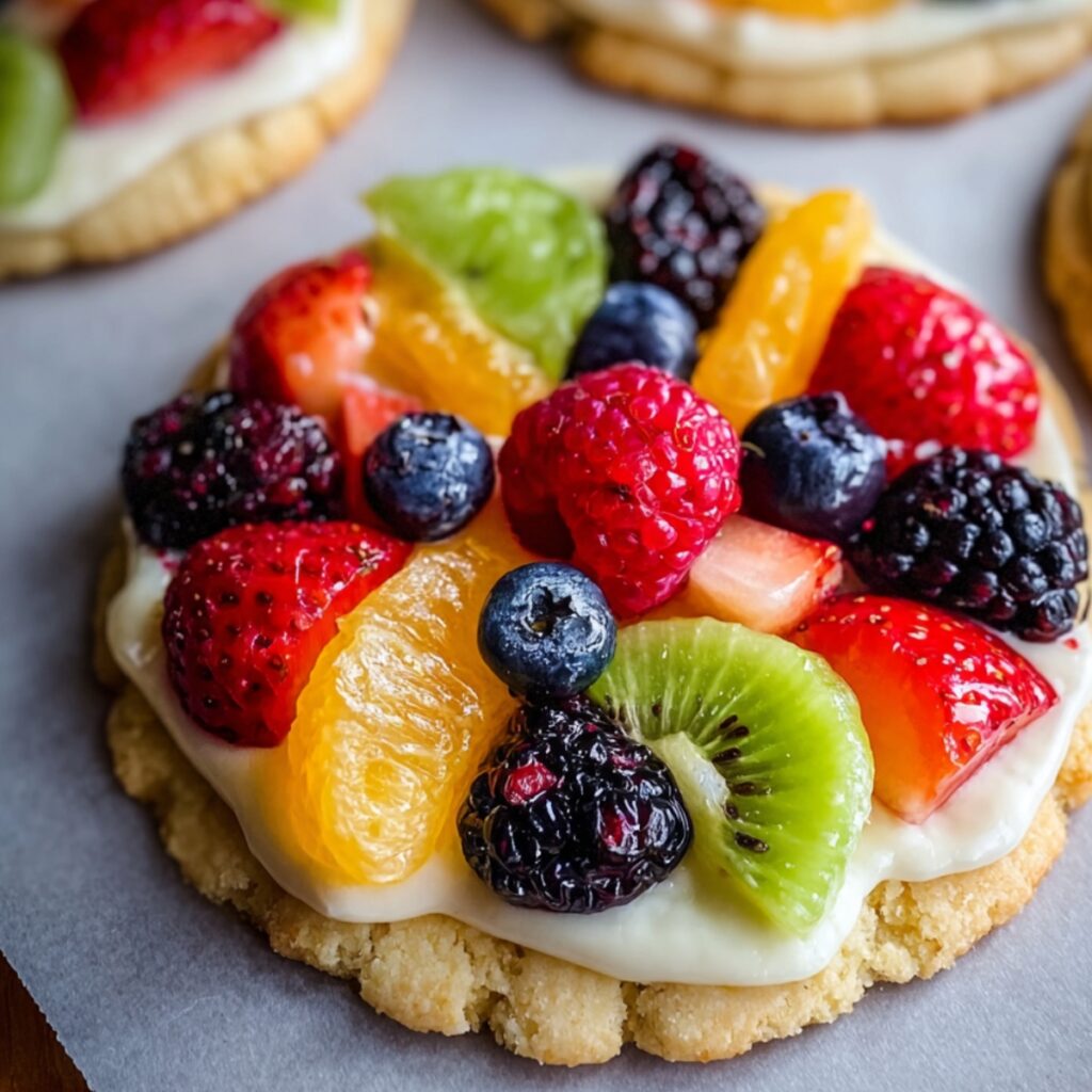 Easy Fruit Pizza Sugar Cookie Recipe