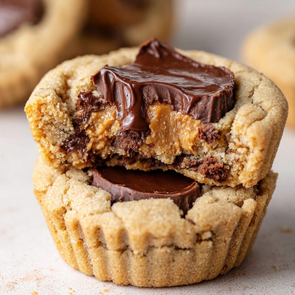 Easy Peanut Butter Cup Cookies Recipe