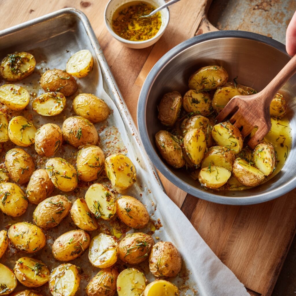 Easy Kielbasa Green Beans and Potatoes