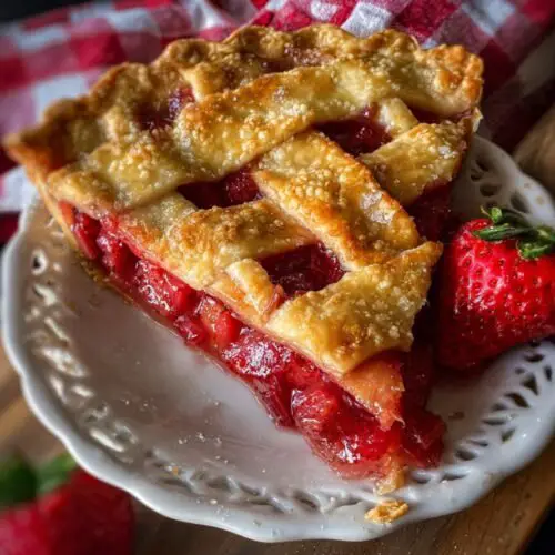 Easy Strawberry Rhubarb Pie Recipe