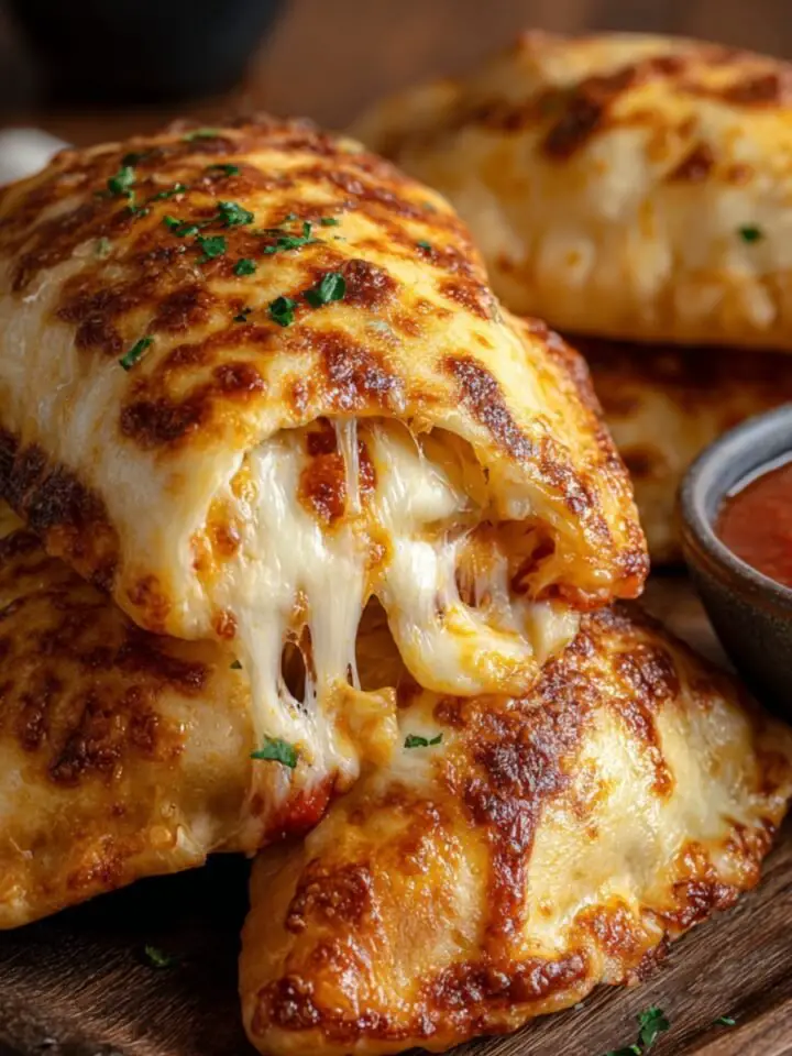Easy Homemade Cheesy Pizza Pockets