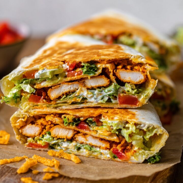 Healthy Chicken Crunch Wrap