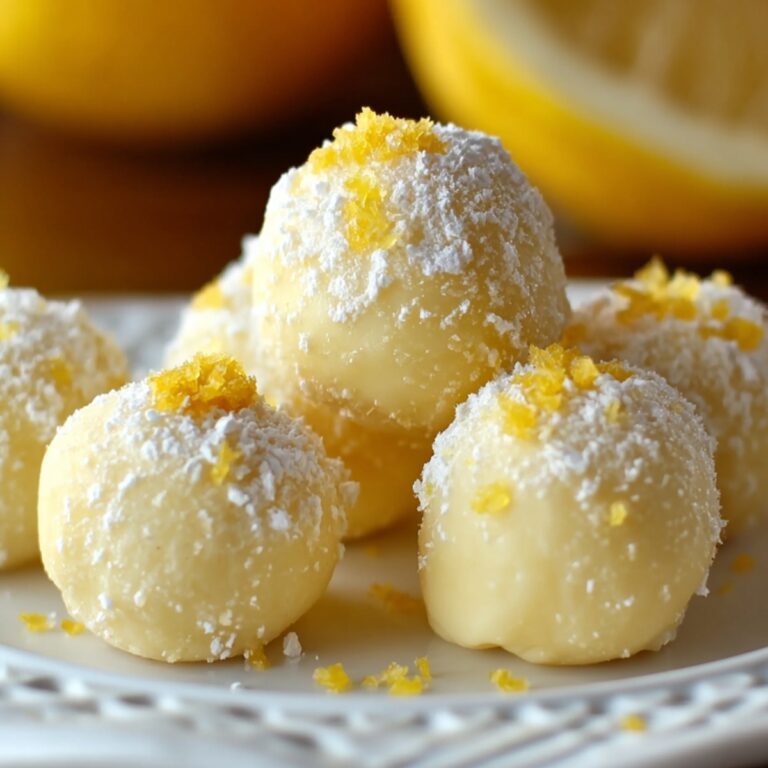 Easy Lemon Truffles Recipe Ready in 20 minutes