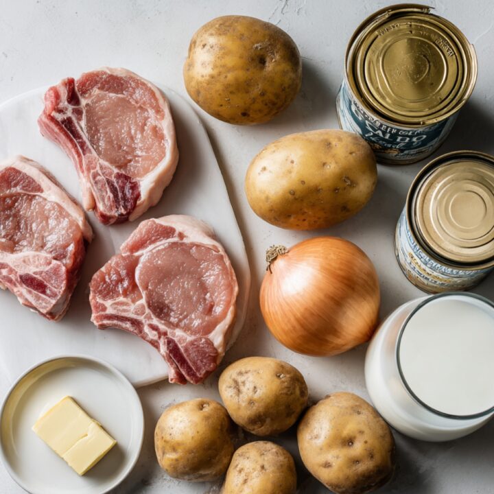Easy Pork Chop and Potato Bake Recipe