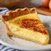 Easy Egg Custard Pie: Old Fashioned Southern