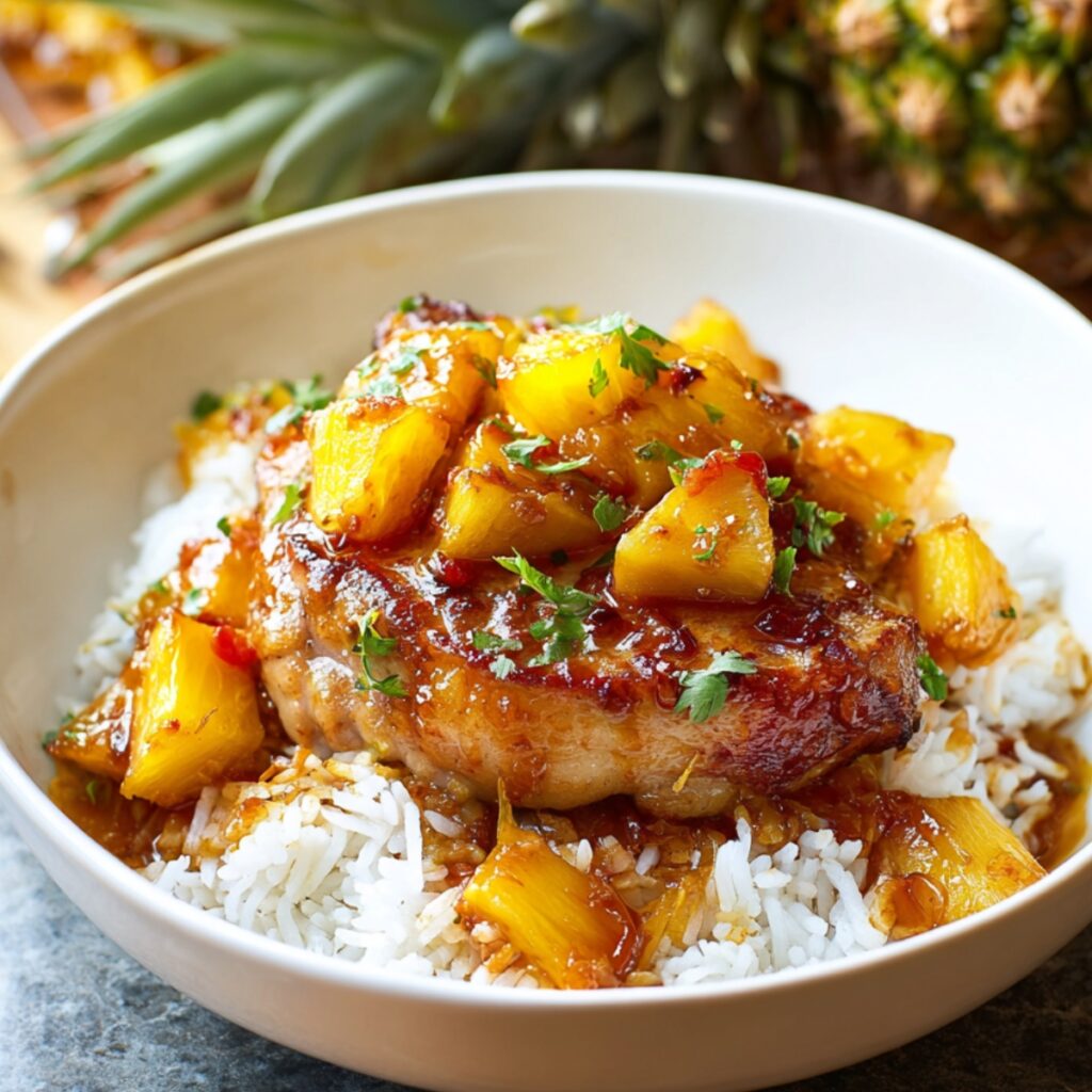 Easy Pineapple Pork Chops Recipe | Ready in 20 Min